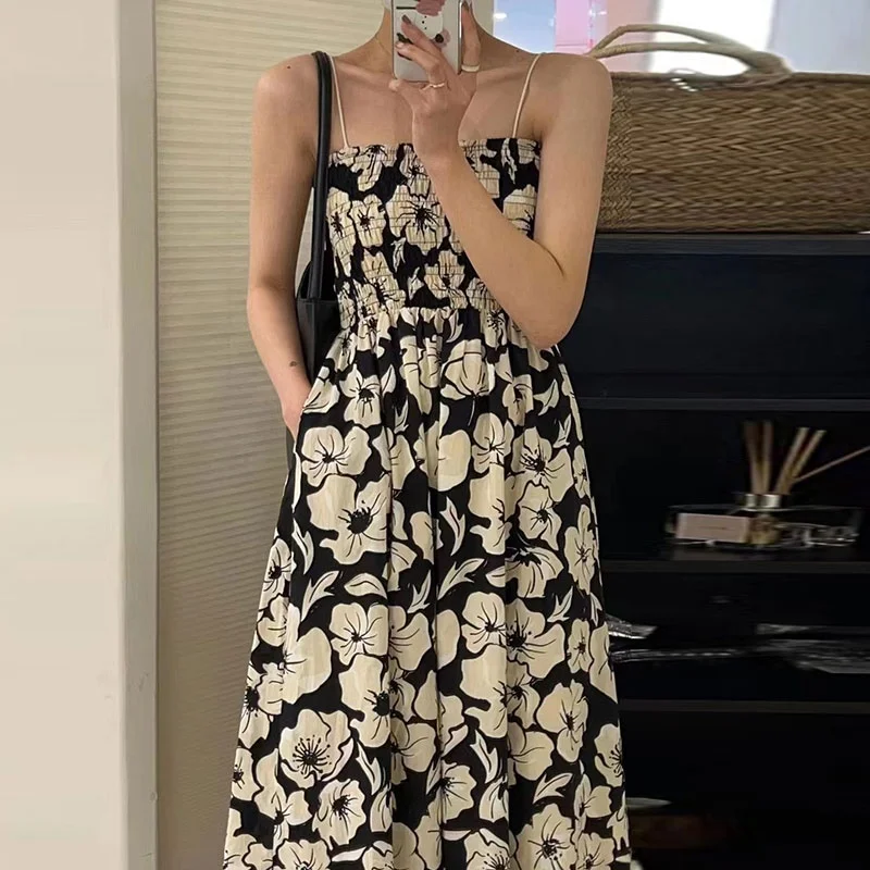 South-korea-Chic-Summer-Retro-Elegant-Tube-Top-Open-Collarbone-Color ...