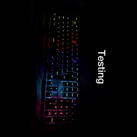 Mechanical Gaming Keyboard Blue Switches Anti-Ghosting Keys Layout ...
