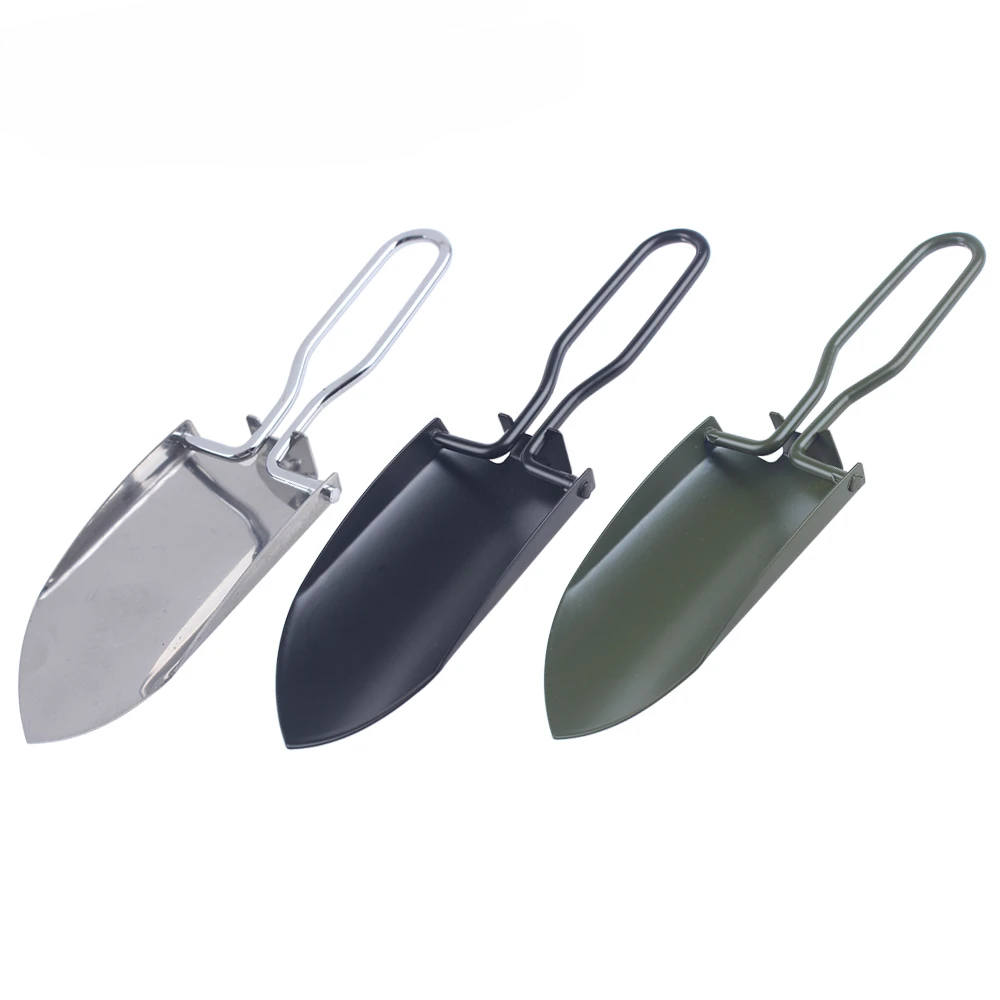 Tactical-Shovel-Mini-Stainless-Steel-Garden-Tools-Collapsible-Folding ...