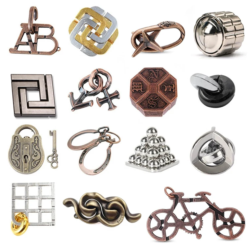Classic-IQ-Metal-Puzzle-Brain-Teaser-Casse-Tete-Educational-Toys-Mind ...