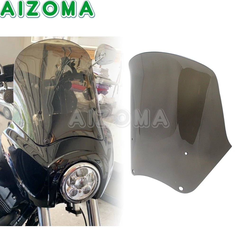 Club-Style-Motorcycle-Headlight-Fairing-Windscreen-Windshield-Cover ...