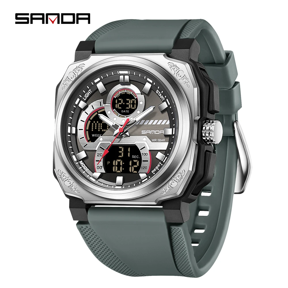 SANDA-3356-Military-Men-Digital-Sports-Watches-Waterproof-Electronic ...