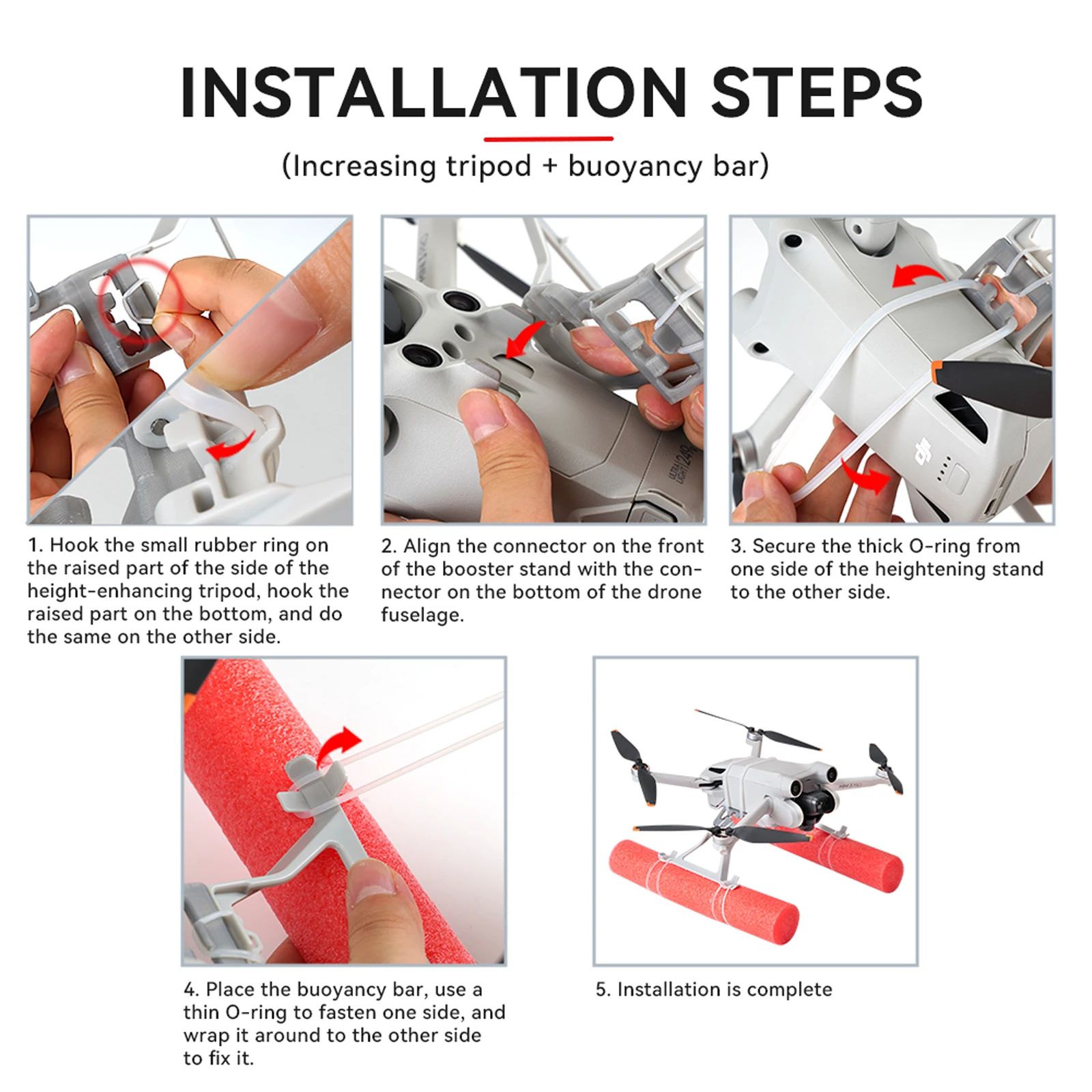 Ensemble flottant AIHONTAI - Landing Gear Water Floating Kit pour DJI ...