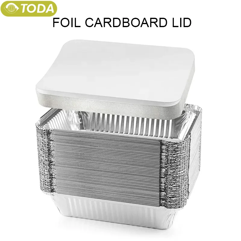 700ML Rectangular Tin Foil Tray Disposable Food Container Aluminum Foil ...