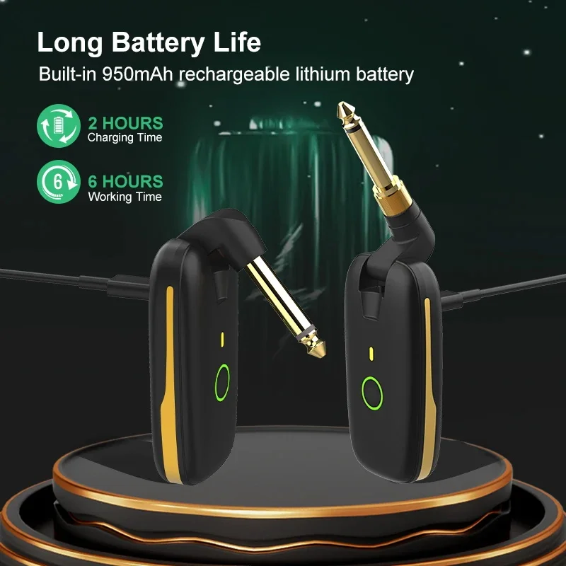 Aroma-Wireless-Guitar-System-ARU-10-Wireless-Guitar-Transmitter ...