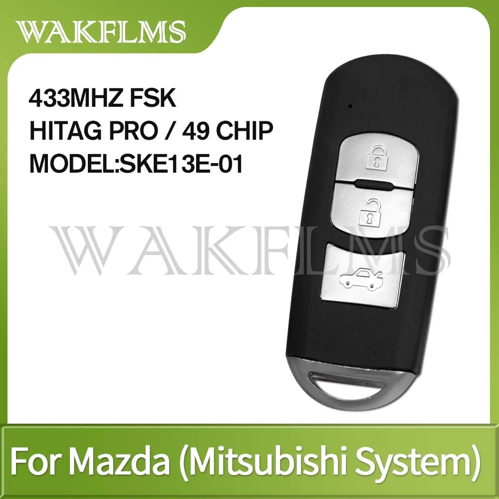 SKE13E-01 For Mazda 3 6 Mazda3 Mazda6 2012 2013 2014 2015 433MHz ...