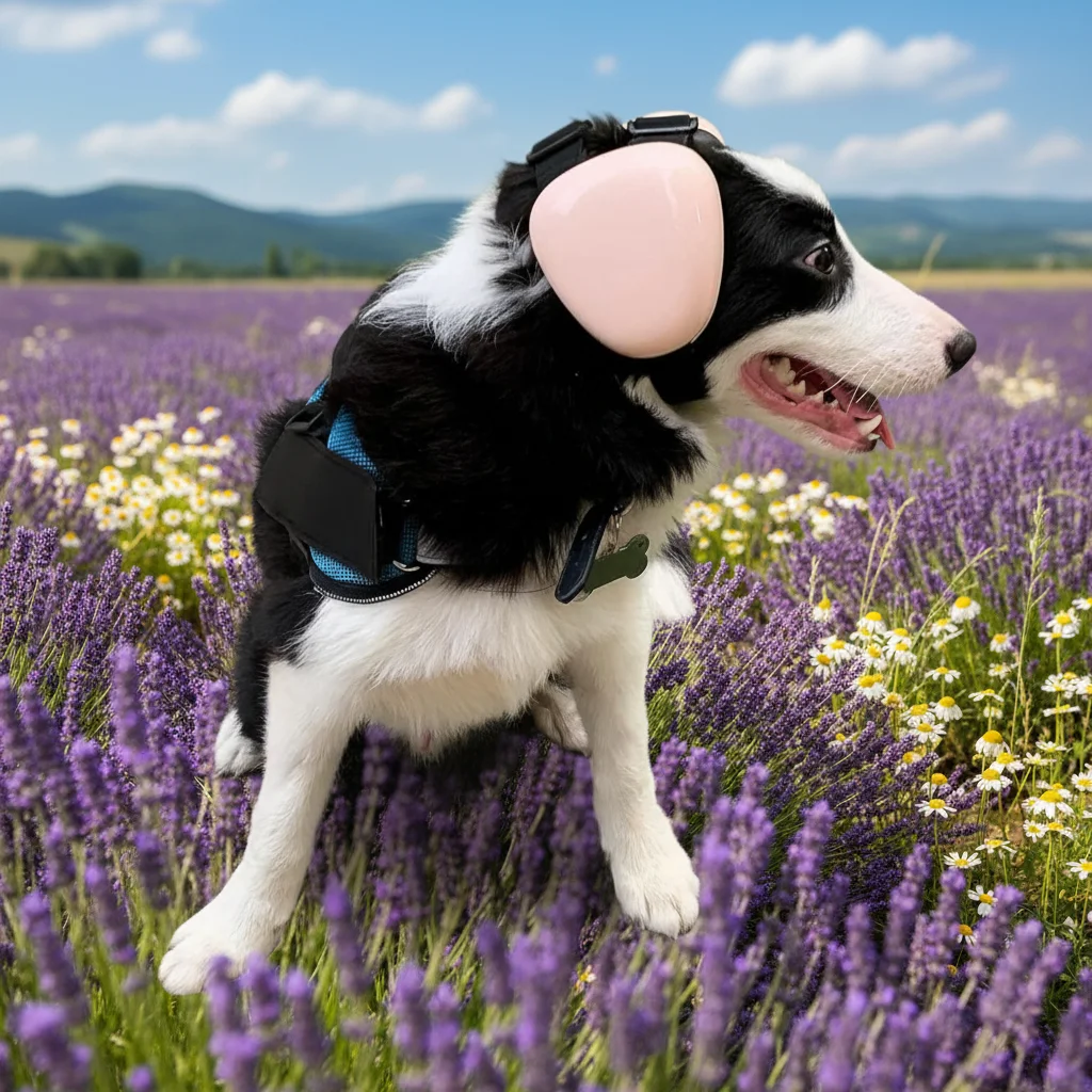 Noise Protection Dog Ear Muffs Hearing Protection 29dB NRR Pet Earmuff ...