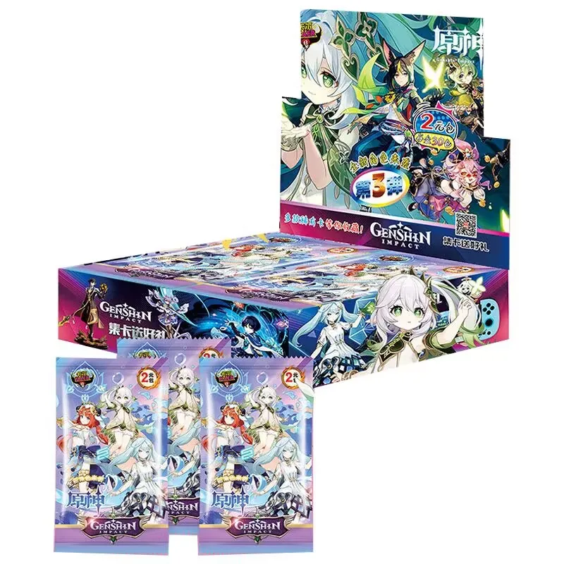 2022 genuíno genshin impacto cartões anime figura genshin impacto ...