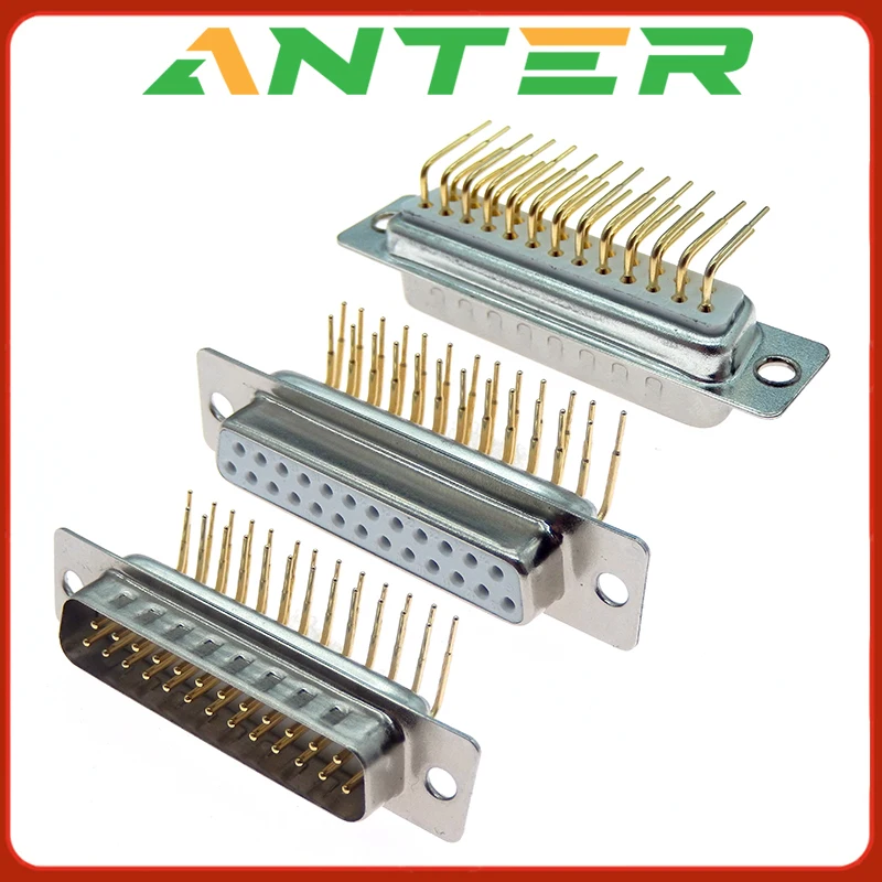 1PCS-DB25-female-Male-PCB-Installation-D-Sub-25-pin-PCB-connector-RS232 ...