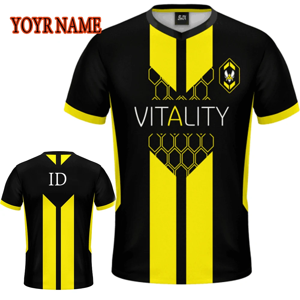 2023-New-Vitality-Team-Customized-Fan-Name-T-shirt-ESPORTS-Uniform-LOL ...