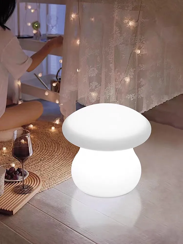 Mushroom-table-lamp-home-bedroom-decoration-bedside-tabletop-fill-light ...