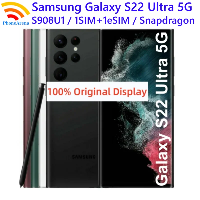 Samsung-Galaxy-S22-Ultra-5G-S908U1-6-8-AMOLED-8-128GB-12-256GB-512GB ...