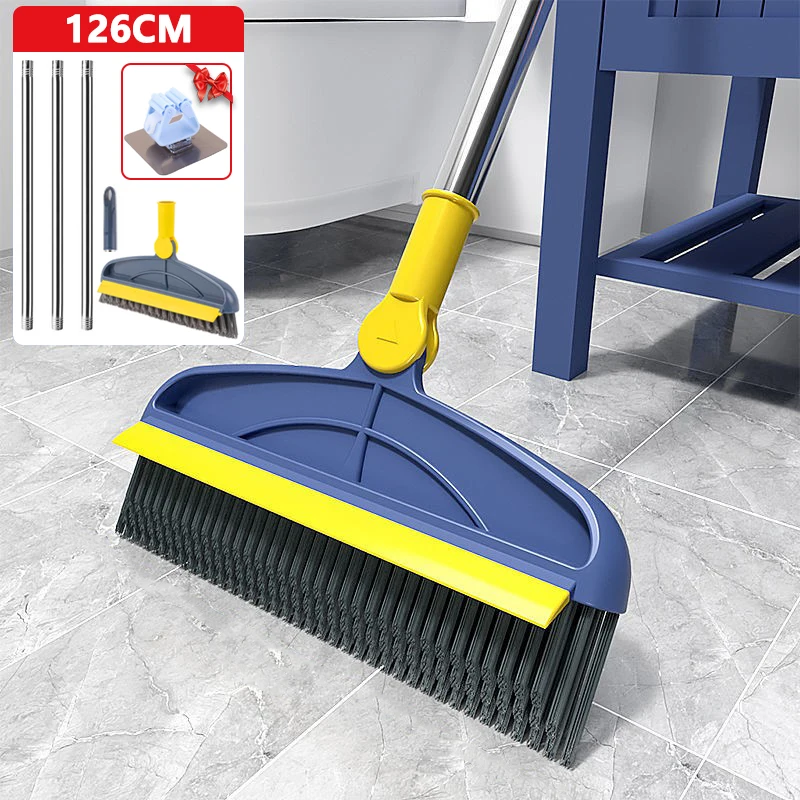 126cm-Floor-Brush-Scrubber-2-in-1-Long-Handle-Grout-Brush-Wiper-Magic ...
