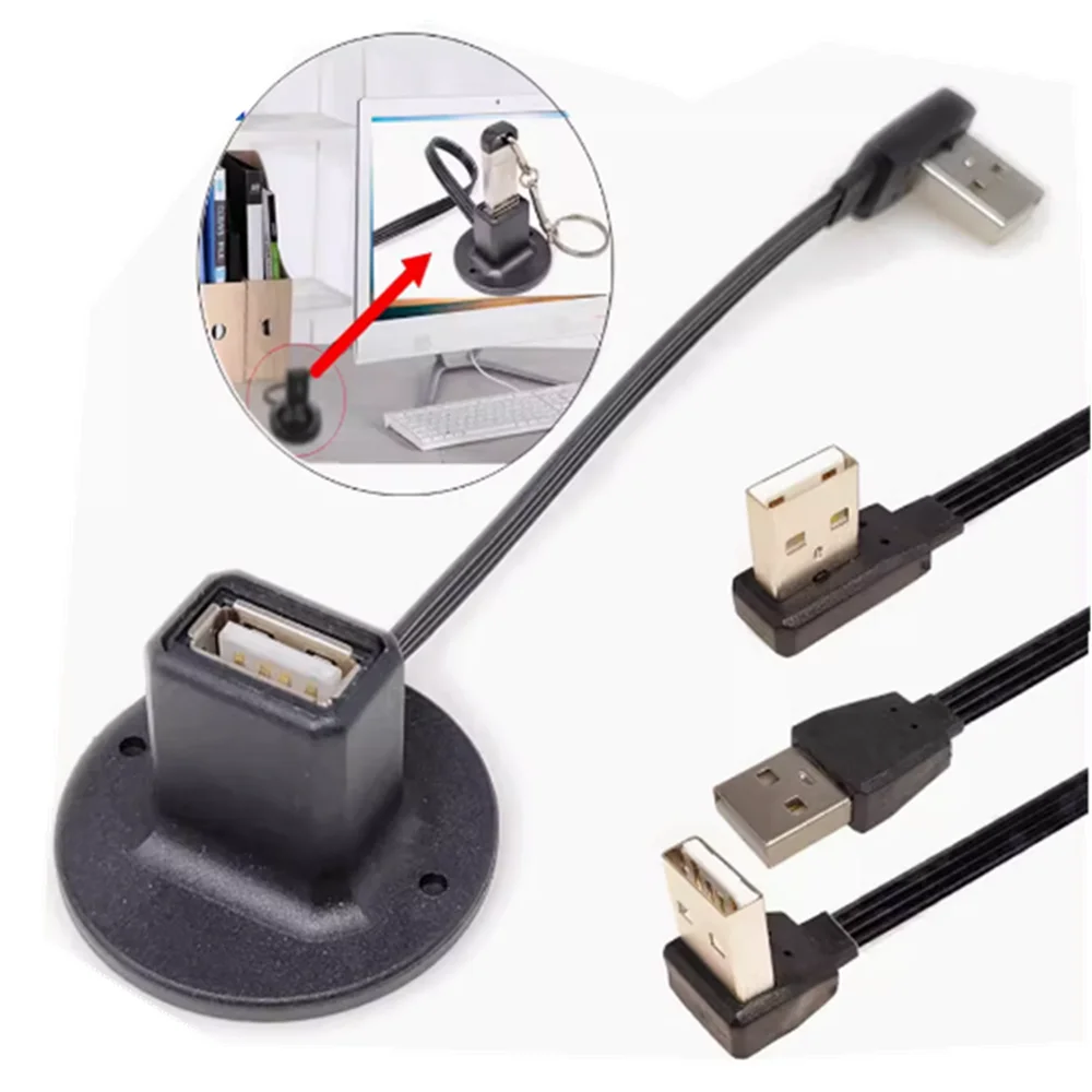 0-1M-1M-Flat-Vertical-Desktop-USB-Base-Extension-Cable-Male-to-Female ...