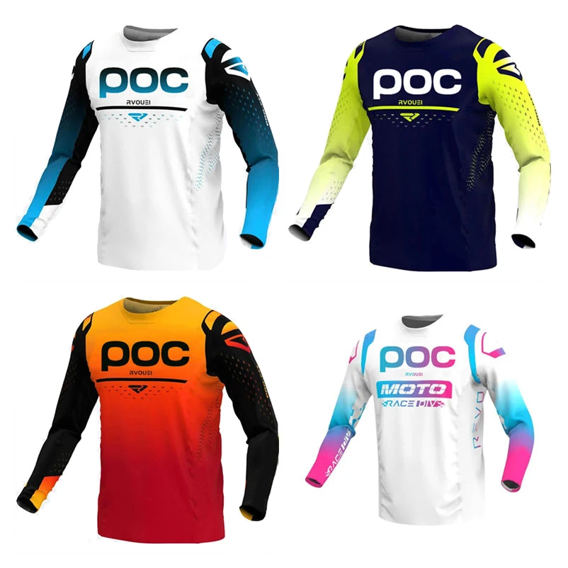 Rvouei-Poc-Cross-Country-Mountain-Bike-Jersey-Short-Sleeve-Downhill-T ...