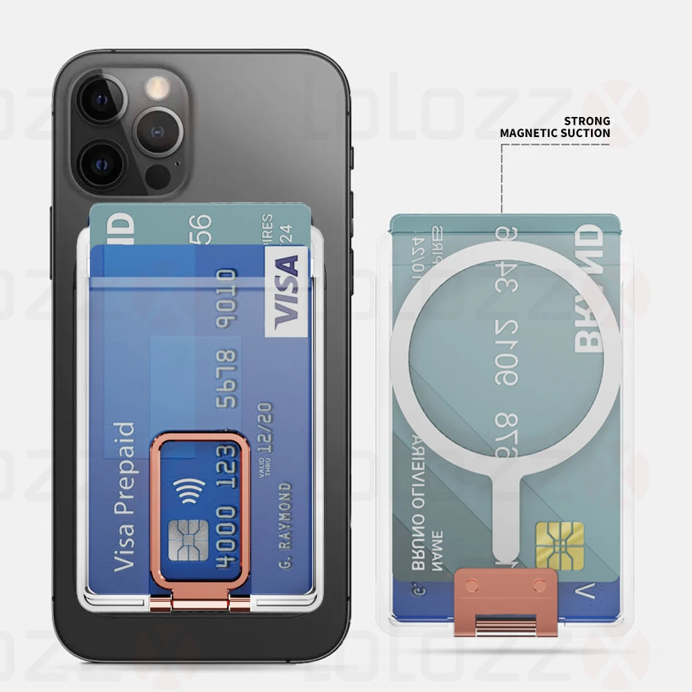 Clear-Wallet-Magnetic-For-Magsafe-For-iPhone-15-Pro-Max-14-12-13 ...