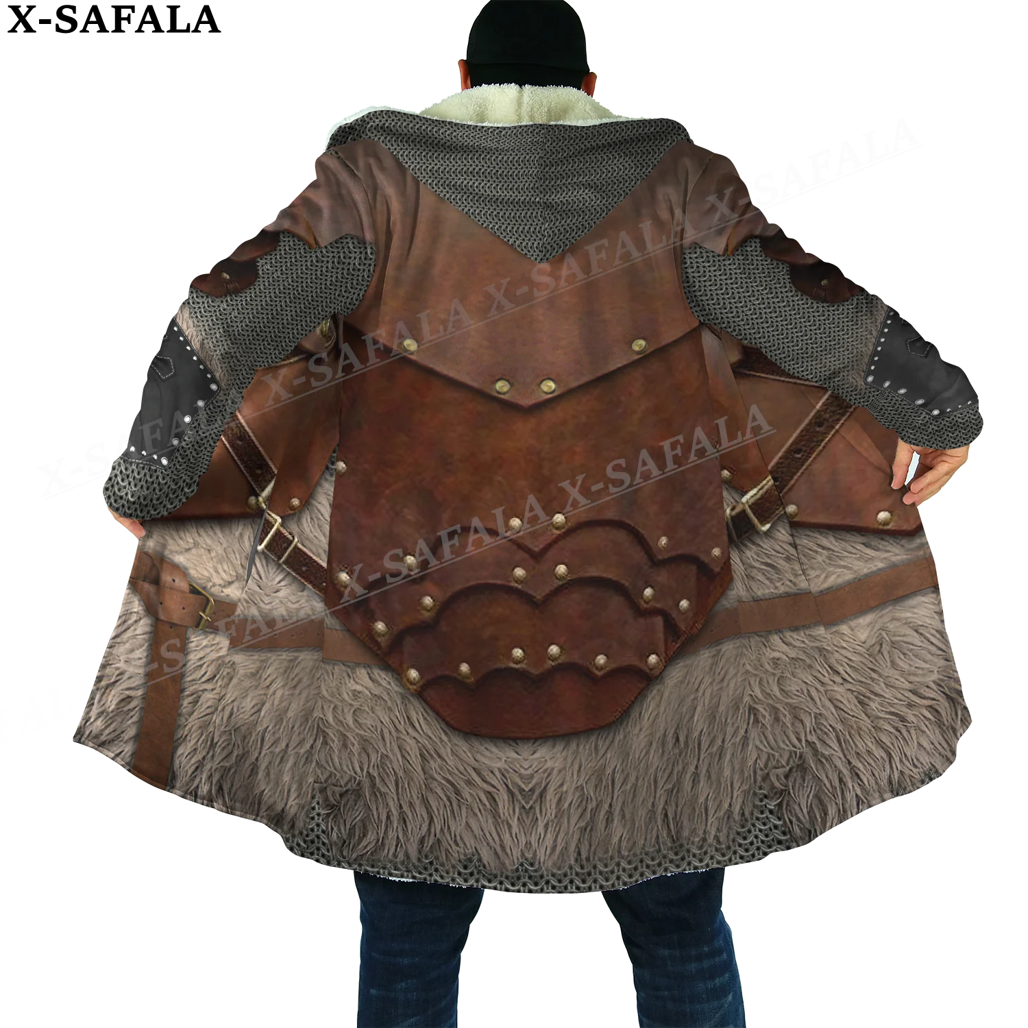 Thick-Warm-Hooded-Cloak-Men-Women-Tattoo-Symbol-Viking-Armor-Overcoat ...