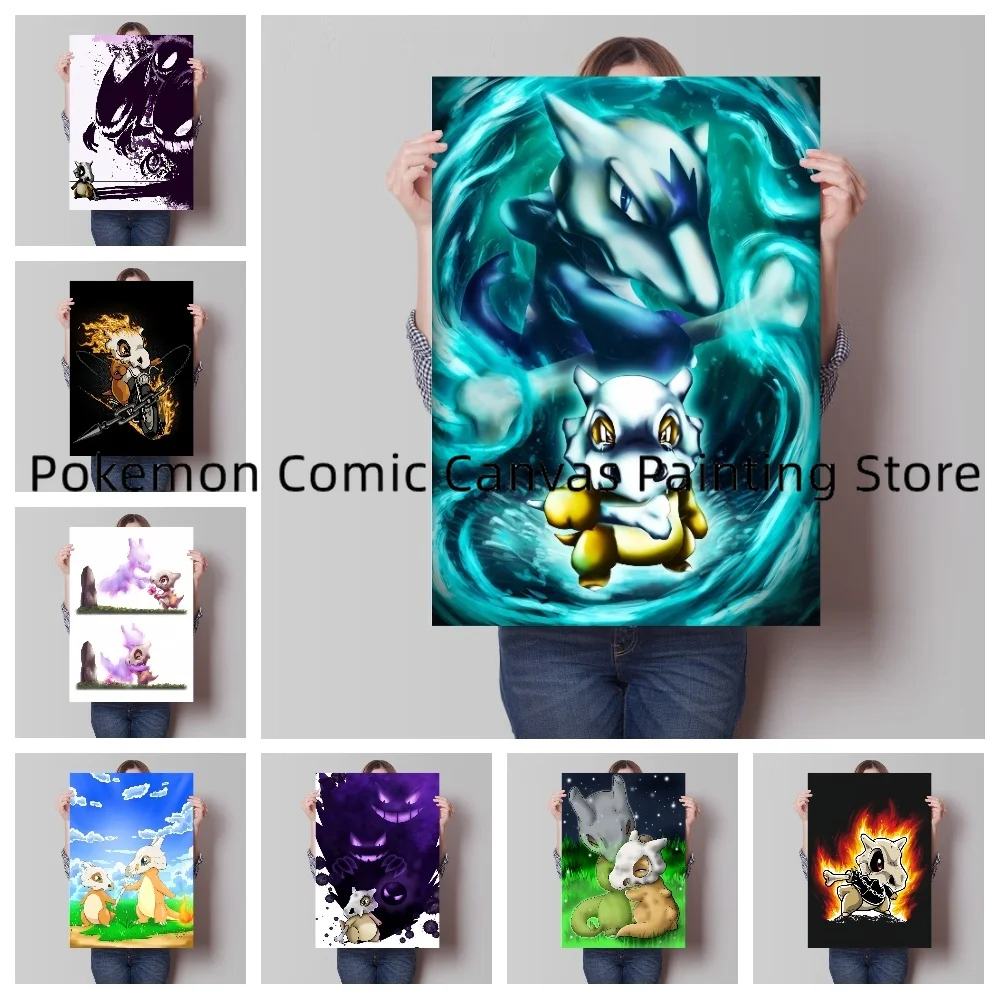Canvas-Painting-Japan-Anime-Pokemon-Cubone-Art-Picture-Modern-Home ...