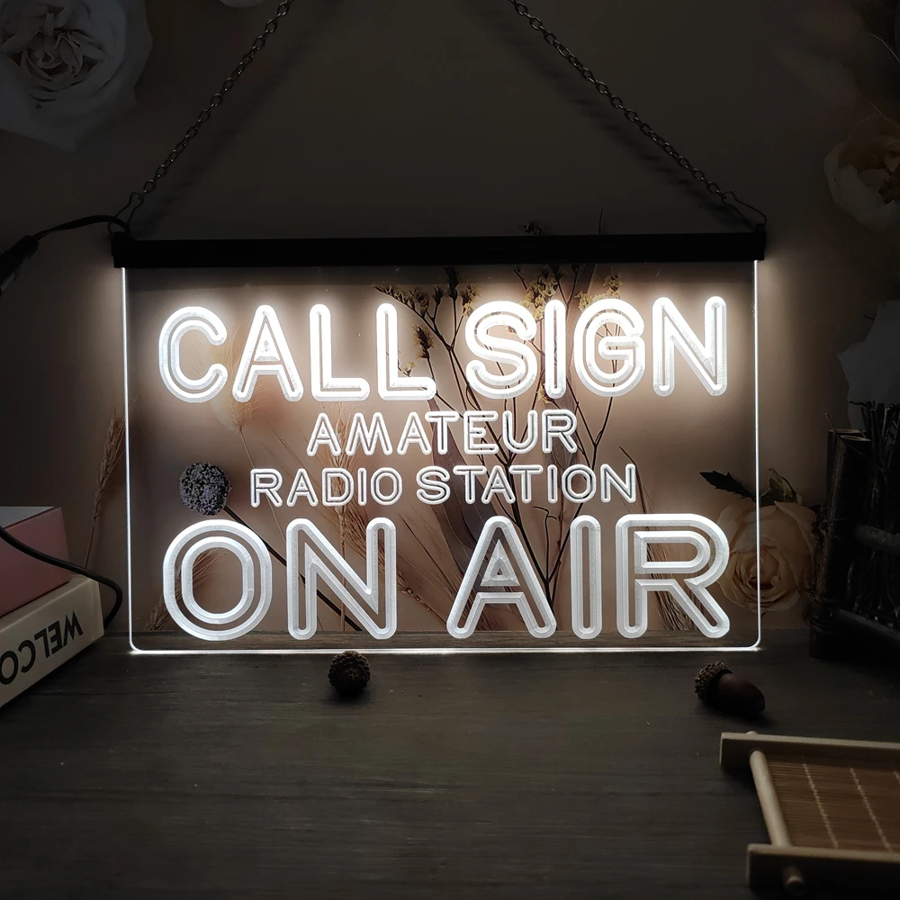 Custom-Call-Sign-Amateur-Radio-Station-ON-AIR-LED-Neon-Sign-3D-Carving ...