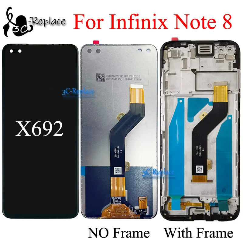Pantalla LCD Original para Infinix Note 8 X692, 6,95 pulgadas, montaje de digitalizador con ...