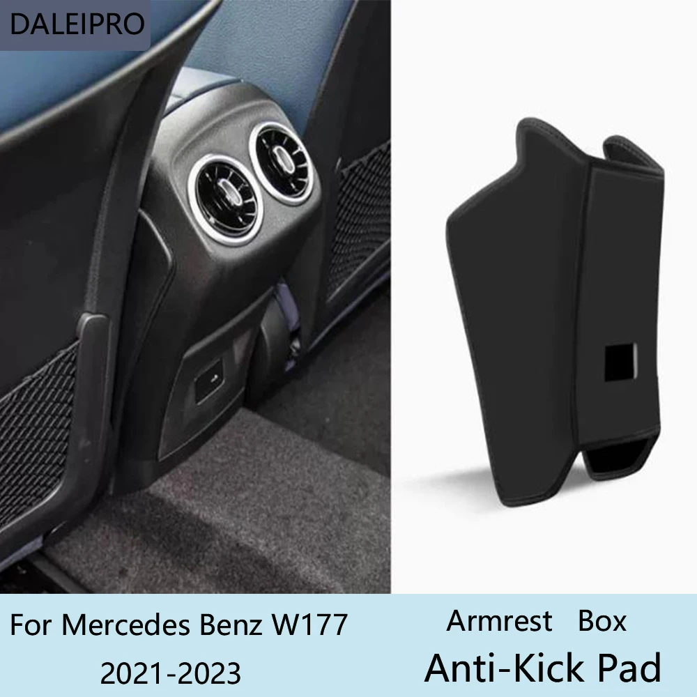 Car Rear Armrest Box Anti-Kick Pad For Mercedes Benz A200 180 W177 2021 ...