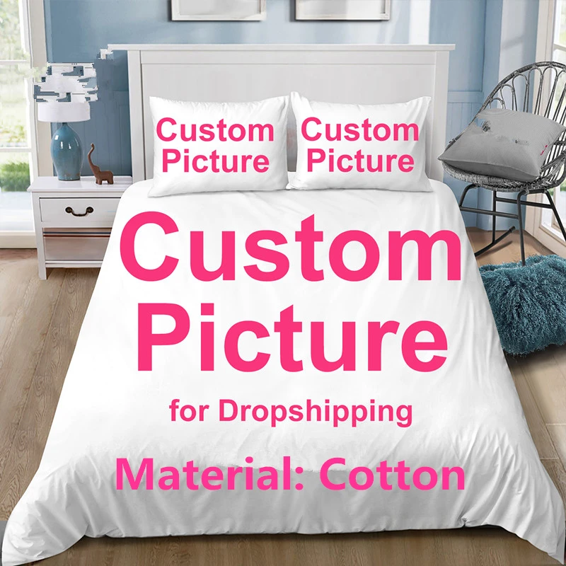 New-Custom-Cotton-Bedding-Set-Customized-3D-Printed-Duvet-Cover-Sets ...
