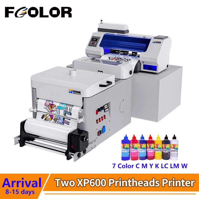 Fcolor-Dual-XP600-Printheads-A3-DTF-Printer-with-DTF-Powder-Shaker ...