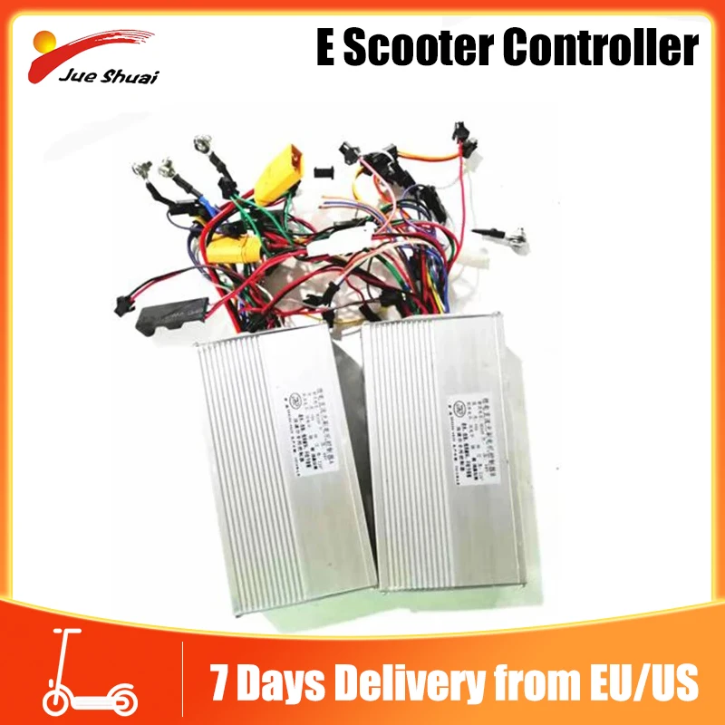 Jueshuai Eletric Scooter Controller 60V 40A Aluminum Alloy Electric Scooters Front Rear Control ...