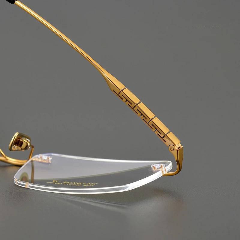 New-Frameless-Design-Organ-Legs-HD-Men-s-Pure-Titanium-Eyeglasses-Slim ...