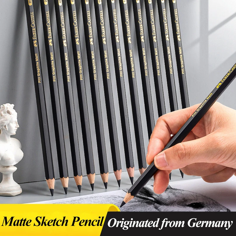 Faber-Castell Matte Sketch Pencil Art Graphite Pencils For Painting ...