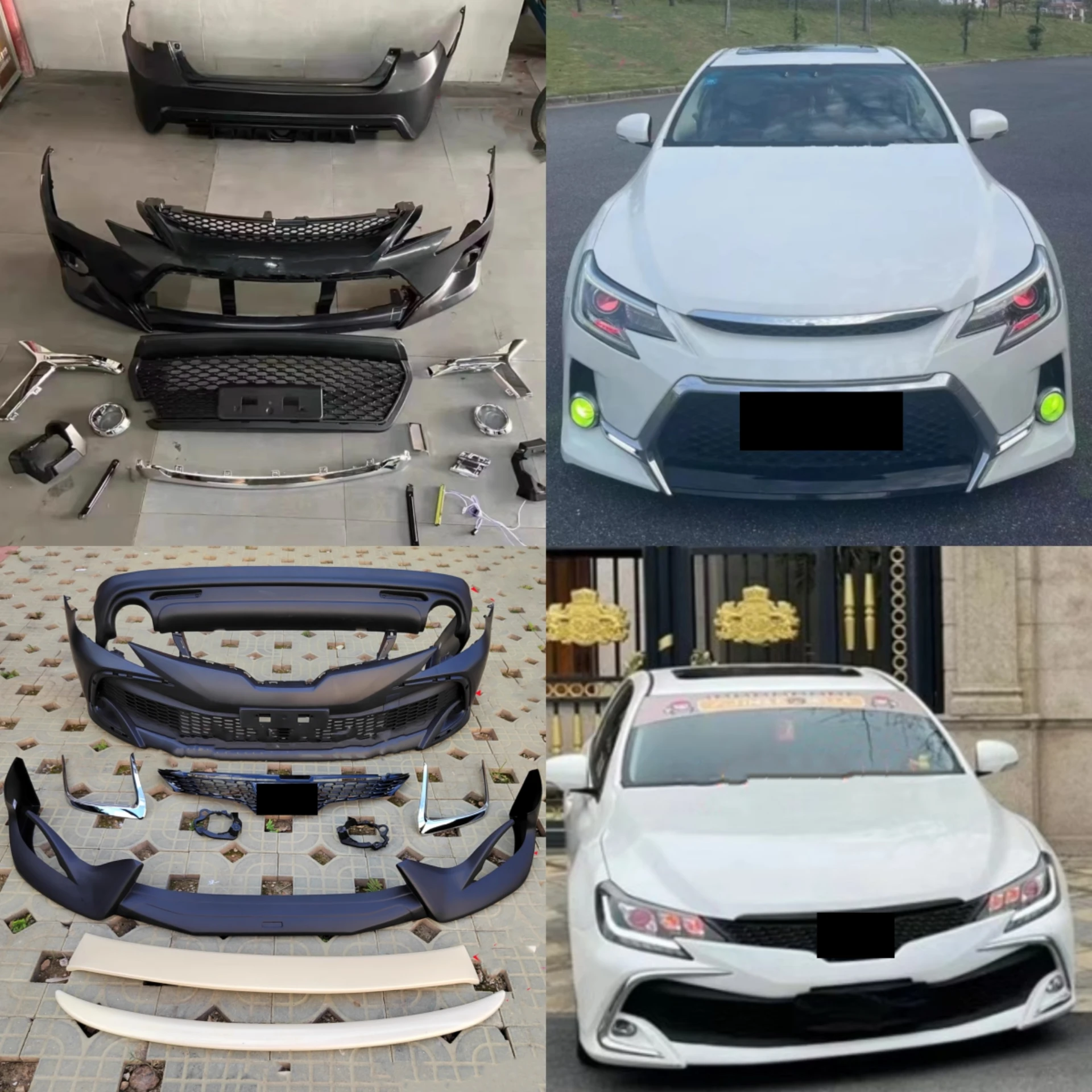 Front-Rear-Bumper-Assembly-Top-Wing-Spoiler-for-Toyota-Reiz-2010-2017 ...