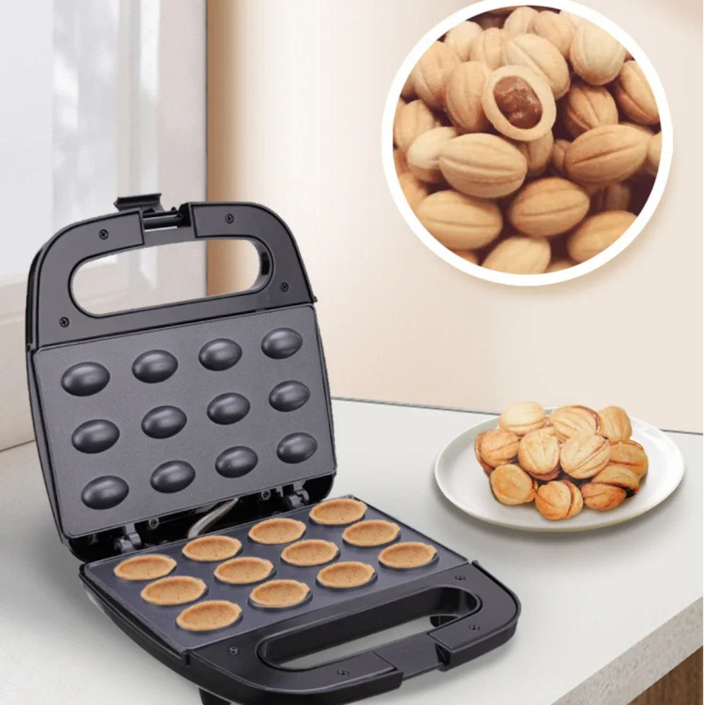 Houselin-Electric-Nut-Waffle-Maker-para-cozinhar-bolo-de-noz-12Pcs-bem ...