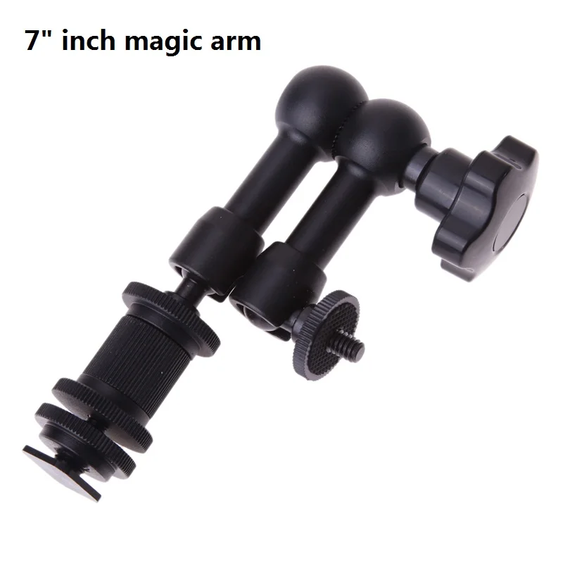 Lightdow 7" Inch Adjustable Friction Articulating Magic Arm For Dslr ...