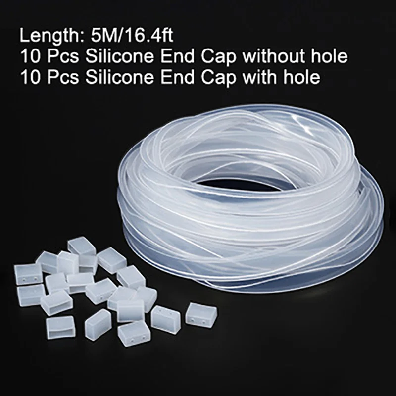 5m-Transparent-Silicone-Tube-Protection-Sleeve-Waterproof-Hose-LED-8mm ...
