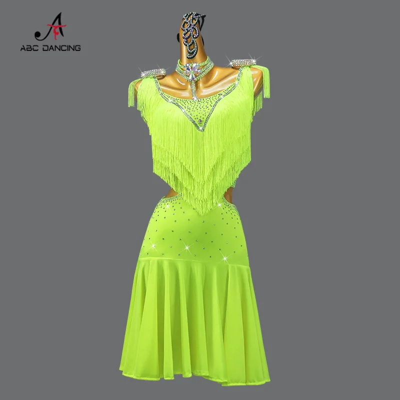 2024-New-Latin-Dance-Dress-Girl-Line-Costume-Women-Practice-Clothes ...