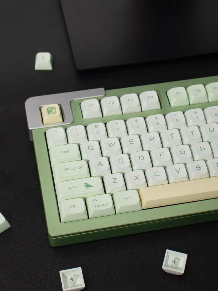 Mechanical Keyboard Botanical Keycaps XDA Green 142 Keys PBT Dye ...