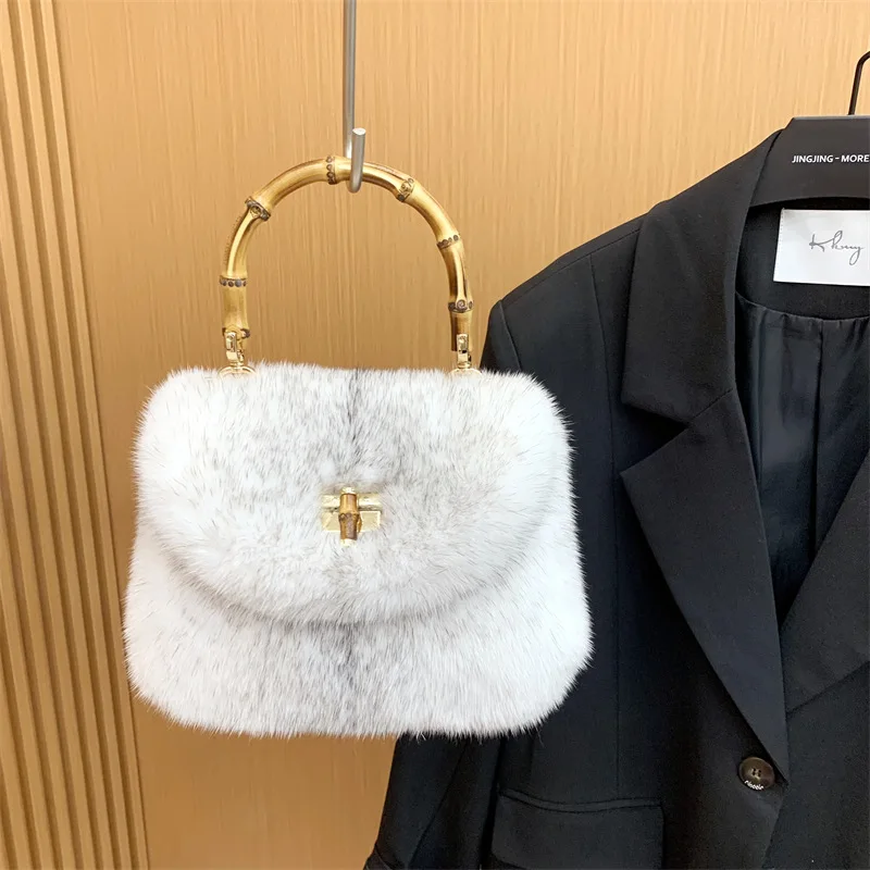 Luxury-Designer-Fur-Bag-2024-Mink-New-Small-Handbag-Women-s-Fashion ...