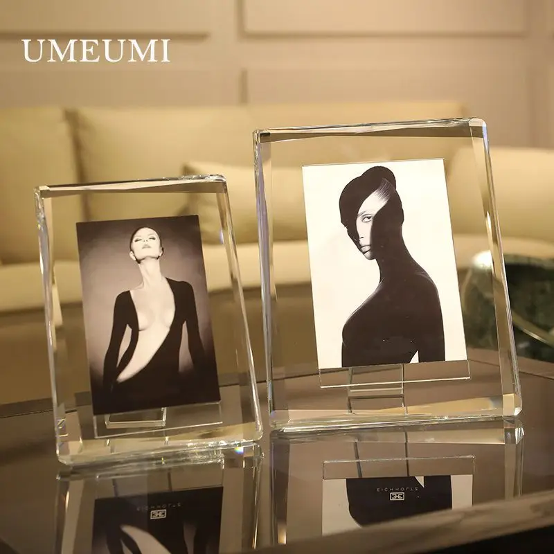 Luxury-Crystal-Glass-Photo-Frame-European-Style-High-End-Modern ...