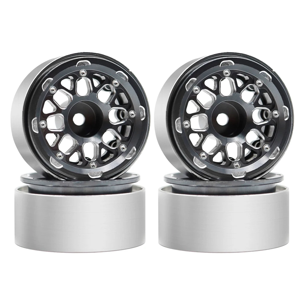 4pack-lot-Aluminium-Alloy-1-0-RC-Rim-Wheel-Beadlock-Wheel-Rims-Hubs-For ...