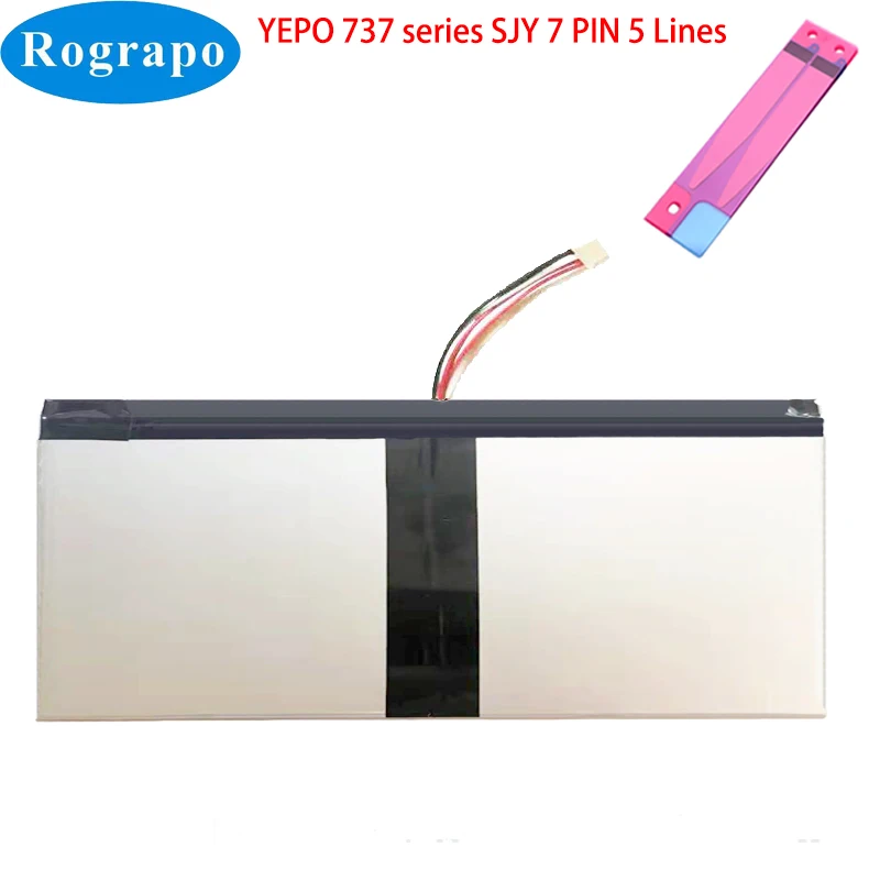 New-7-6V-5000mAh-For-YEPO-737-Series-SJY-506090-2S-Notebook-Laptop ...
