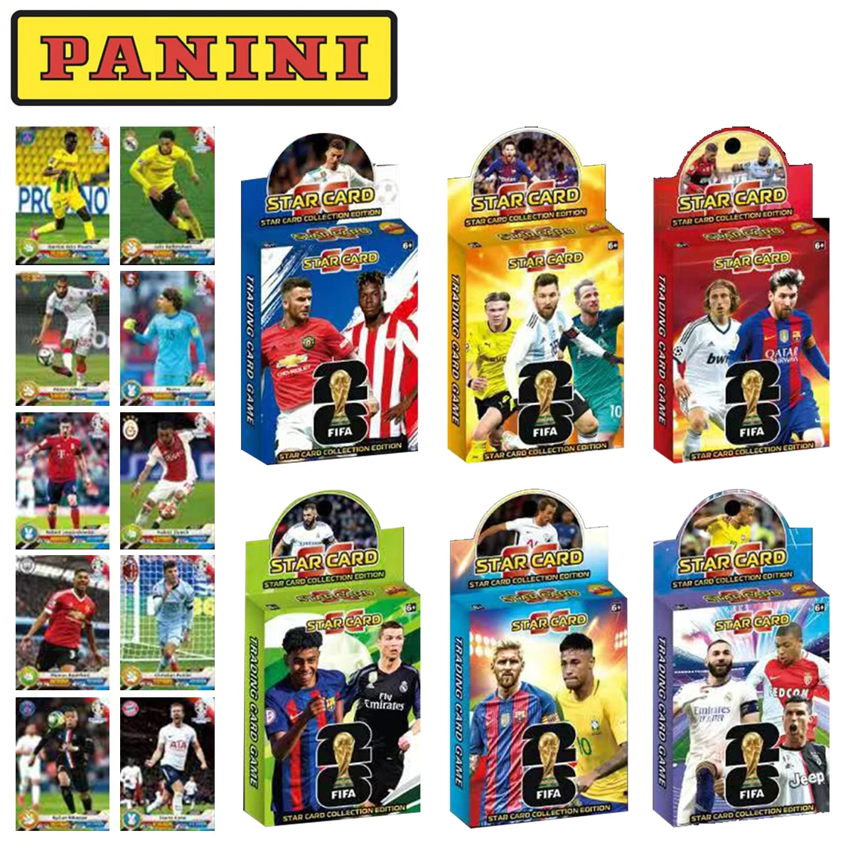 2025-New-24PCS-Mini-Messi-Ronaldo-Mbappe-Neymar-Cards-LASER-Collection ...