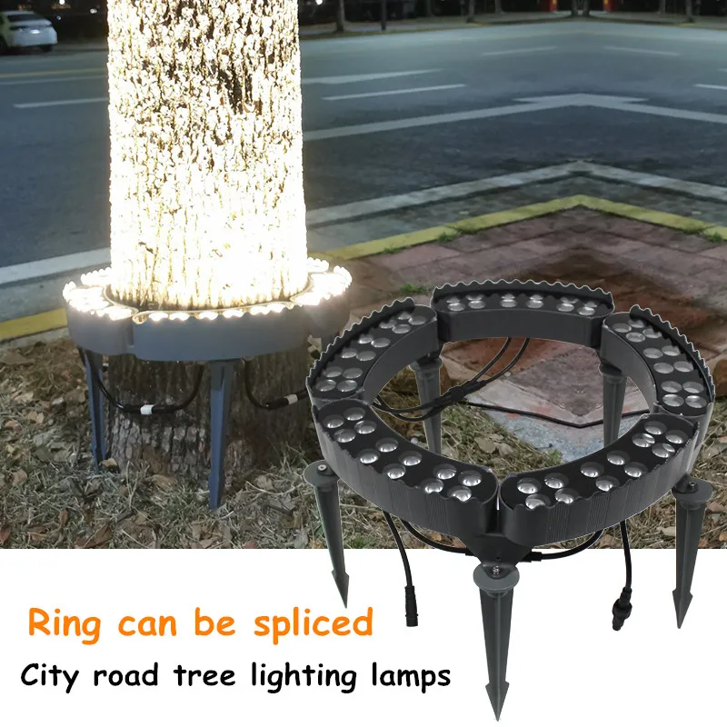 Tree Light Landscape Lights City Road Tree Lighting Ring Spliceable ...