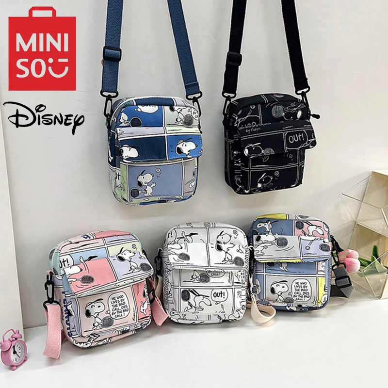 MINISO-Disney-Cartoon-Shoulder-Bag-Girl-Crossbody-Phone-Bag-Cute-Snoopy ...