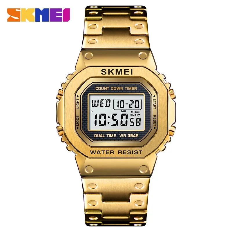 SKMEI-1456-Sport-Men-Watch-Waterproof-Shockproof-Digital-Mens-All-Alloy ...