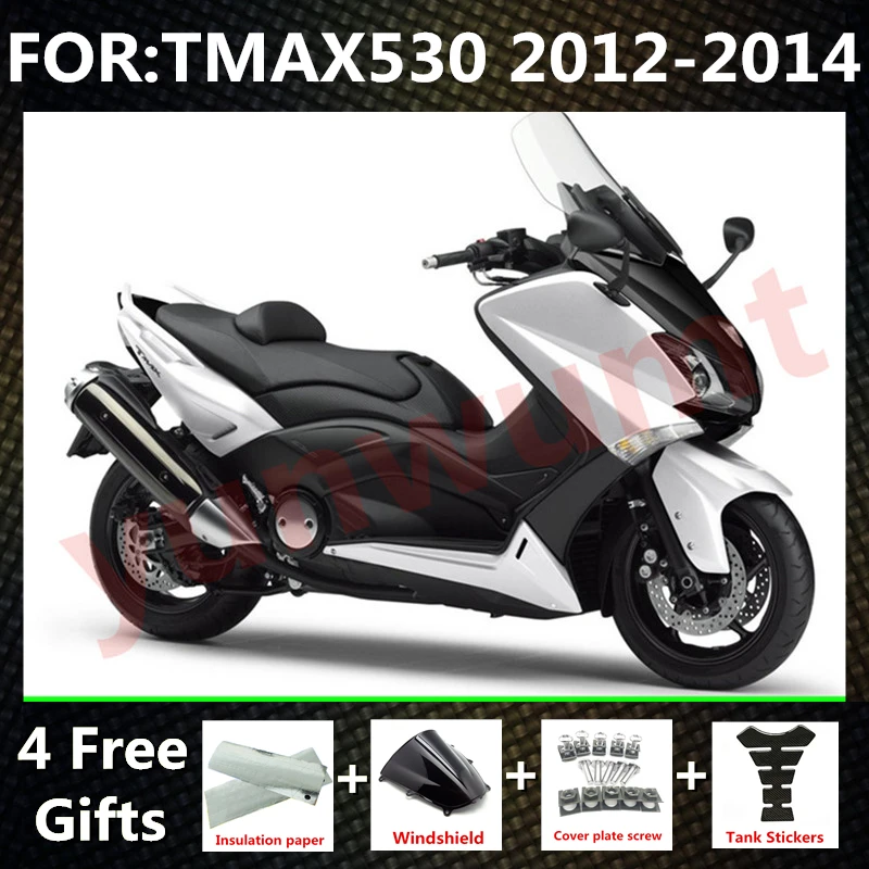 NEW ABS Motorcycle full fairings kit fit For TMAX530 TMAX T-MAX 530 ...