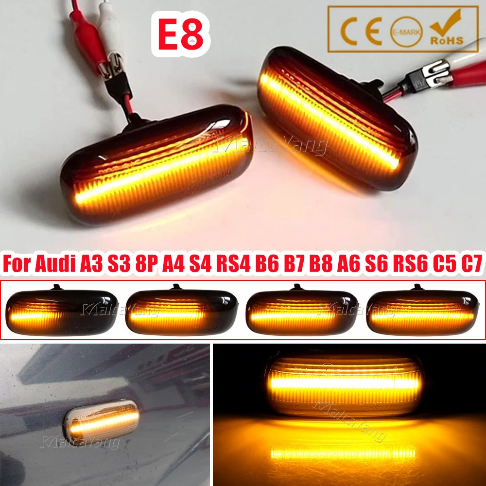 Side-Marker-Light-Dynamic-LED-Turn-Signal-Flashing-Indicator-Blinker ...