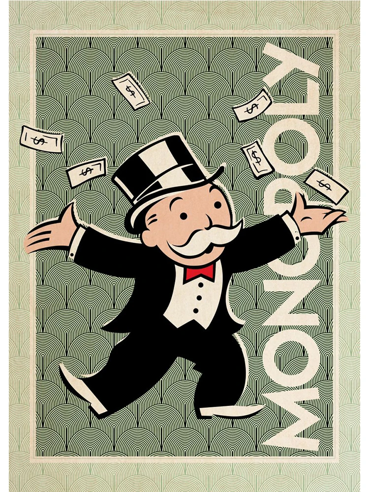 Mr Monopoly Man Drawing