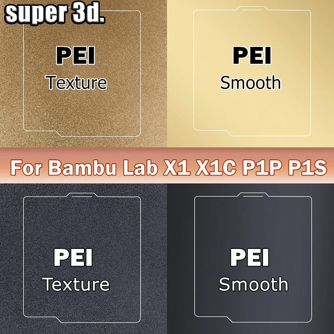 Bambulab-Build-Plate-257x257-Spring-Steel-Sheet-Peo-H1H-Pey-Sheet-A1 ...