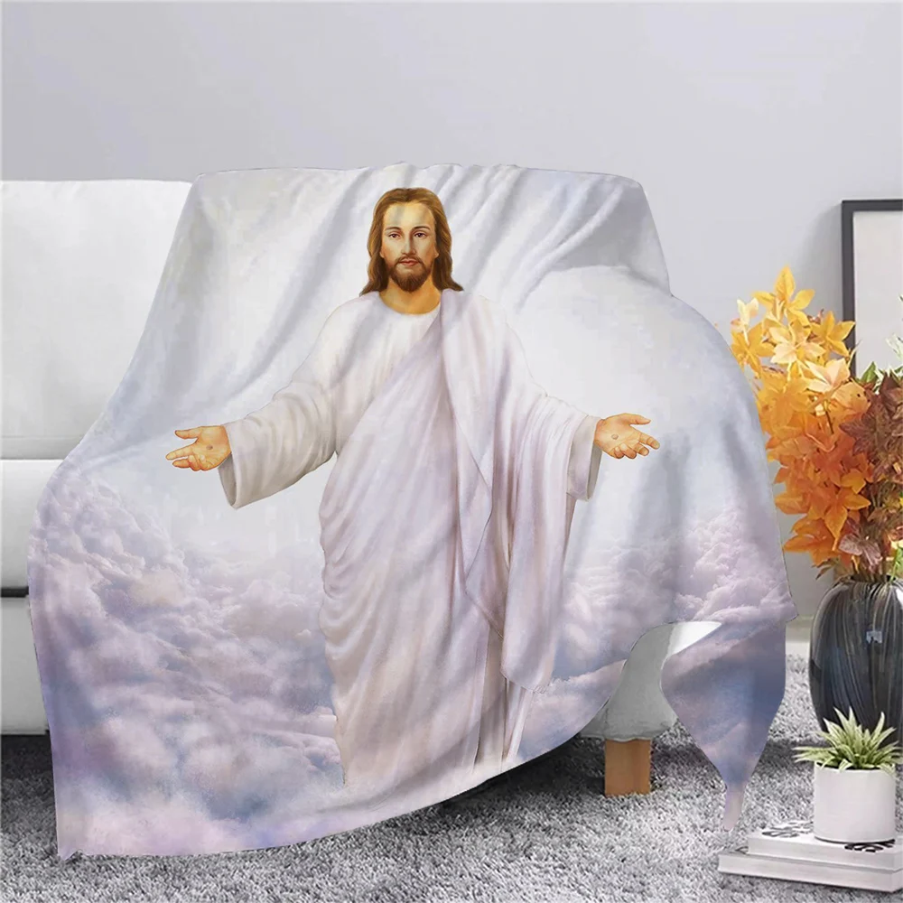Manta-de-franela-de-Jes-s-Dios-Sherpa-para-adultos-manta-de-moda-regalo ...
