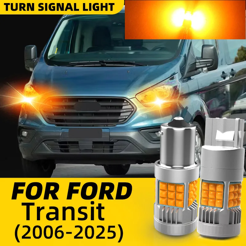 2pcs Car LED Turn Signal Lights Bulbs Amber Front/Rear Direction ...